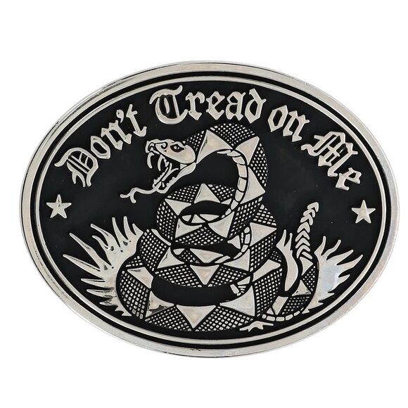 Ctm | Accessories | Ctm Mens Bridle Belt With Dont Tread On Me Buckle 2 ...